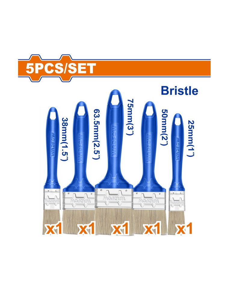JEU 5 PINCEAUX MP WPB1952 pour Peinture Intérieur